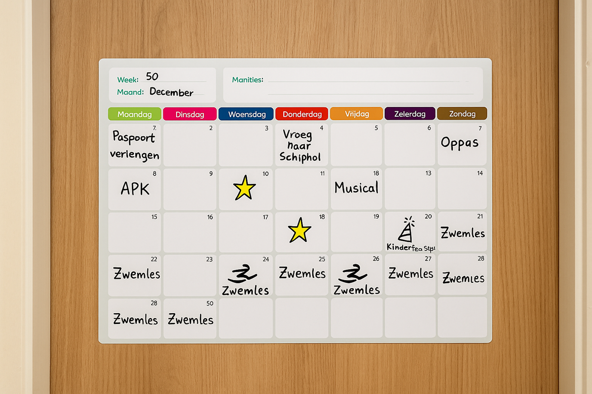 Planbord gezin - Mooie Mama